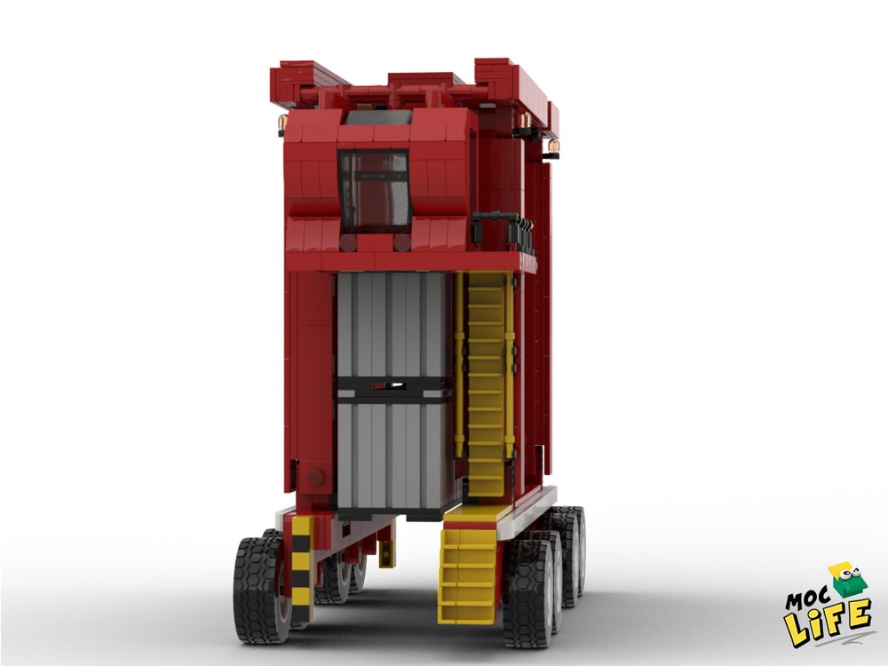 LEGO MOC Straddle carrier shipping container by MocLife | Rebrickable ...