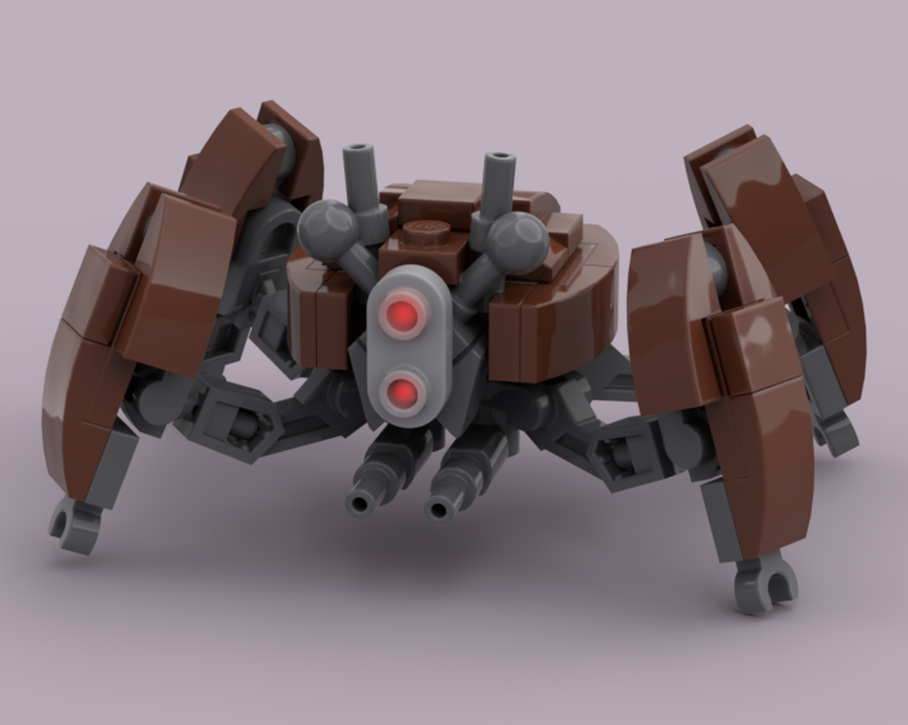 LEGO MOC LM-432 Crab Droid Clone Wars Variant (Reddish Brown) by ...