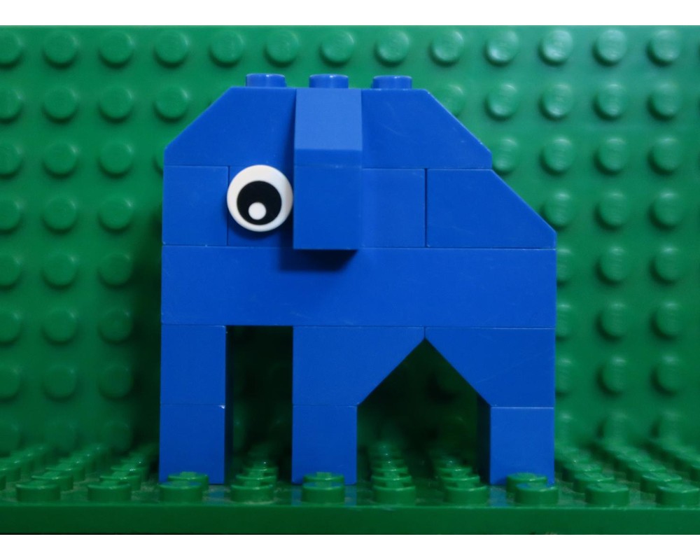 LEGO MOC Elephant Blue by Screec | Rebrickable - Build with LEGO