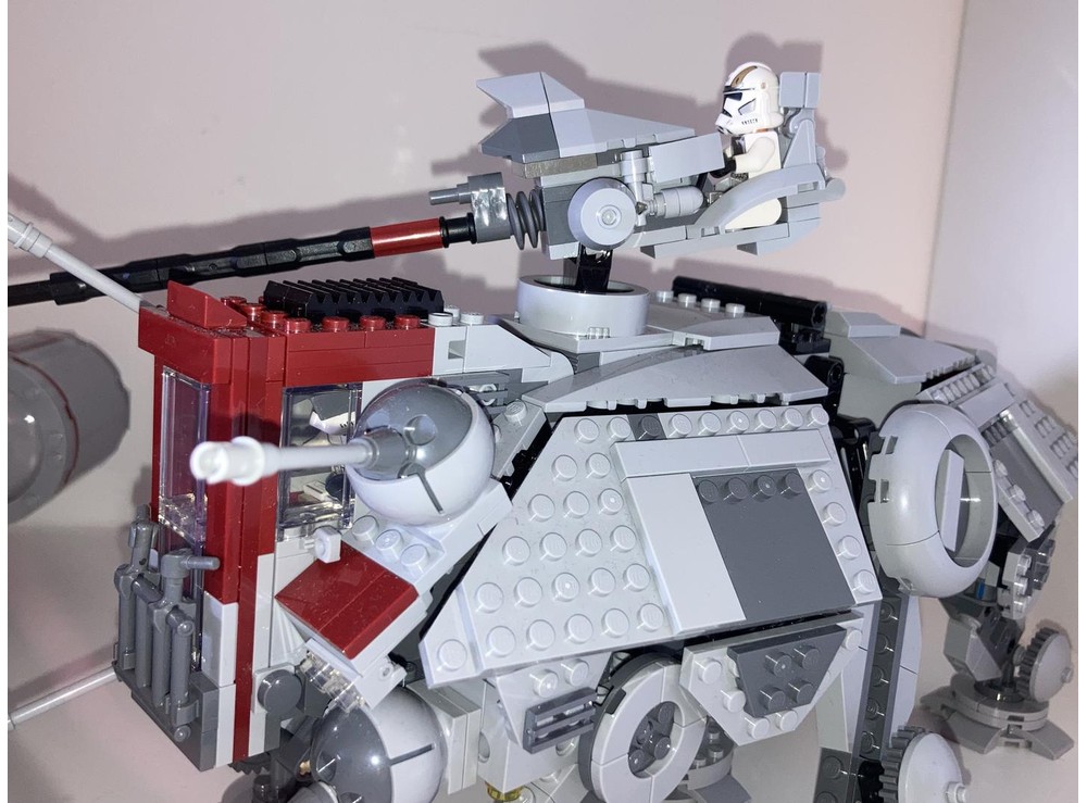 LEGO MOC-208223 Turret modification for AT-TE 75337 by Alt-Build-Kenobi ...