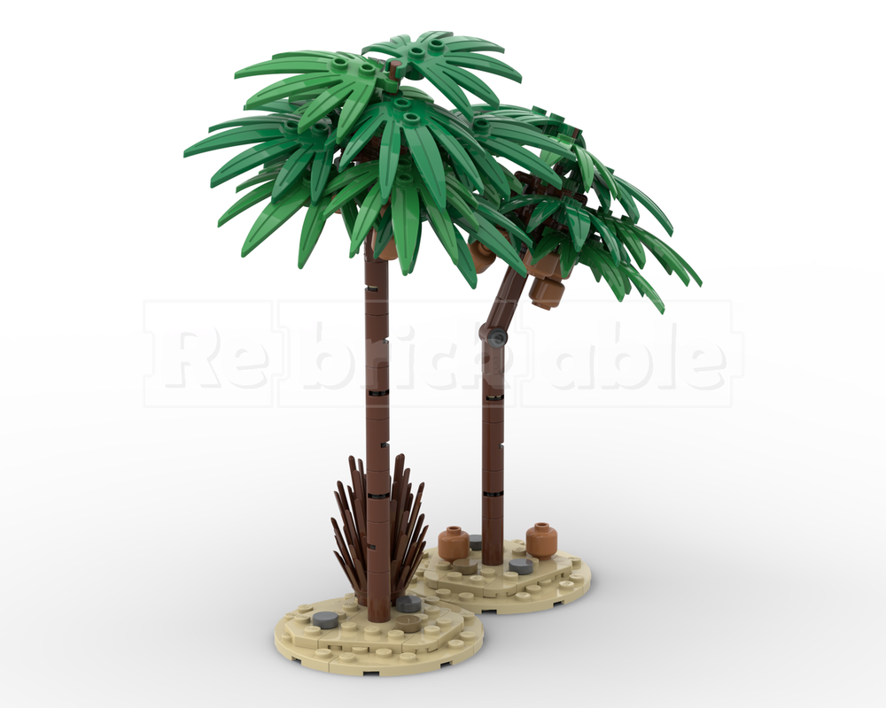 LEGO MOC Plants and Trees Collection: Coconut Palm Trees by Brickjester ...