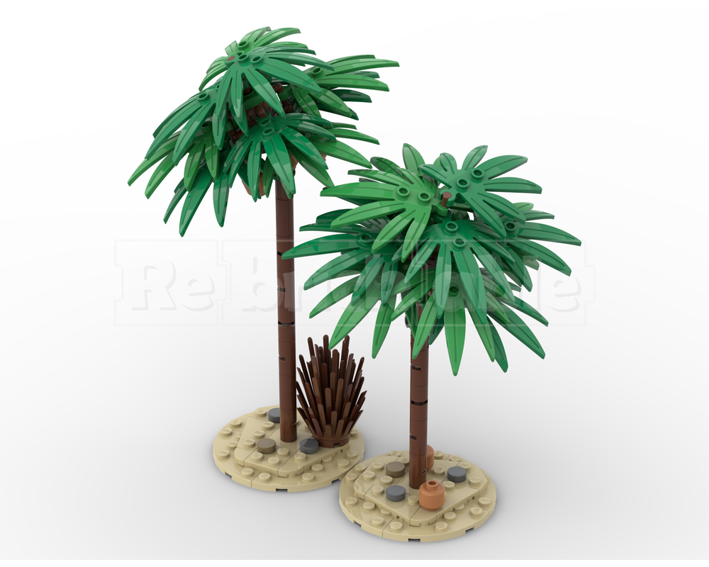 LEGO MOC Plants and Trees Collection: Coconut Palm Trees by Brickjester ...