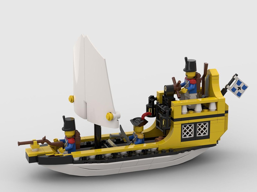 LEGO MOC-208231 Imperial sailboat for Eldorado Fortress by Lacike82 ...