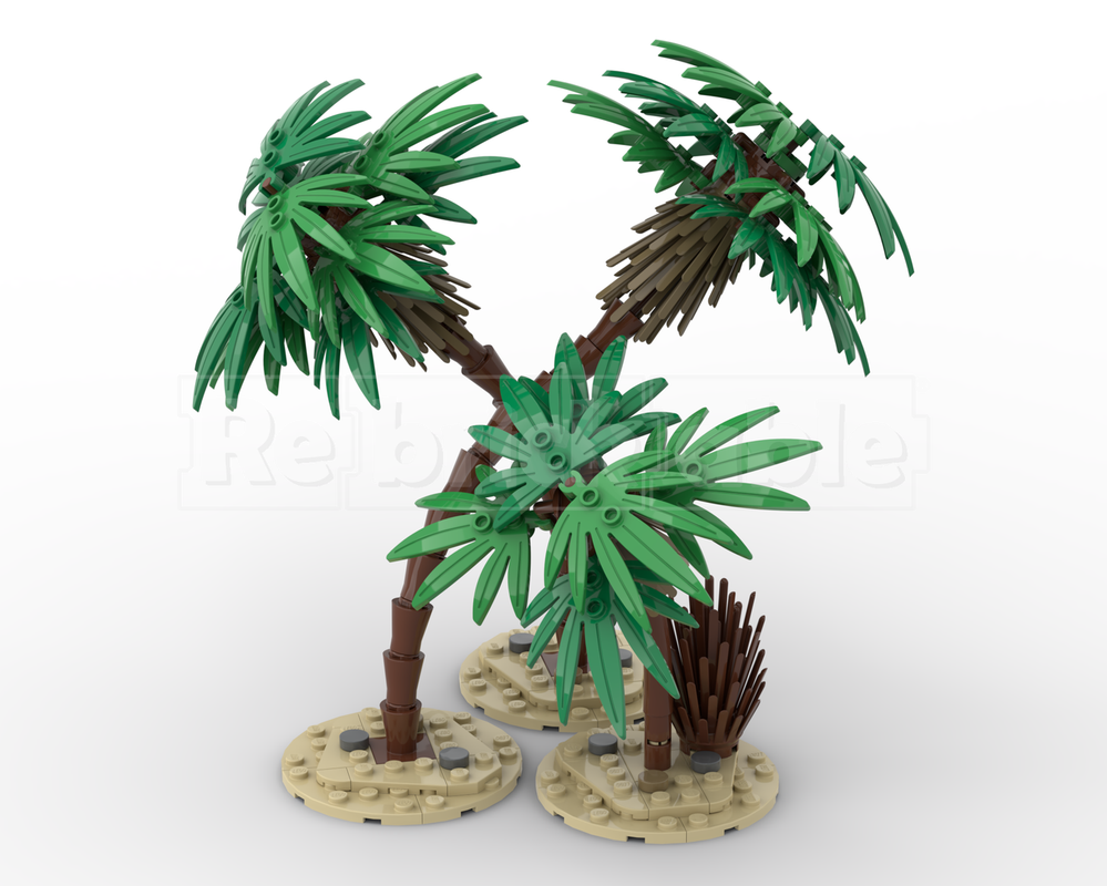 LEGO MOC Plants and Trees Collection: Palm Trees by Brickjester ...