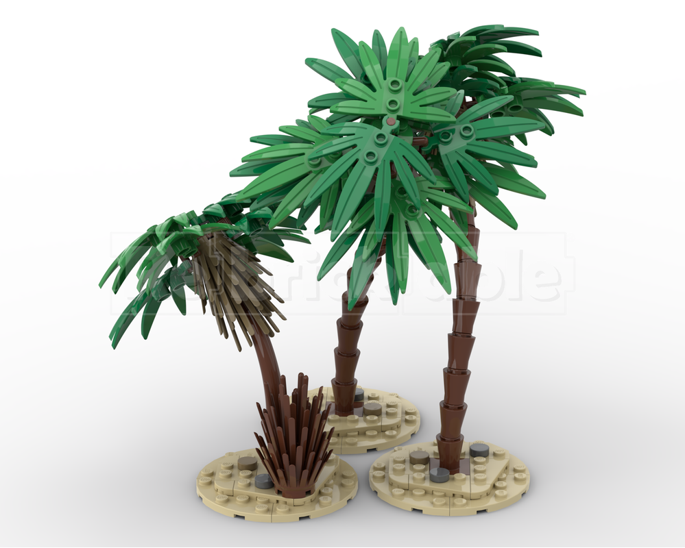 LEGO MOC Plants and Trees Collection: Palm Trees by Brickjester ...