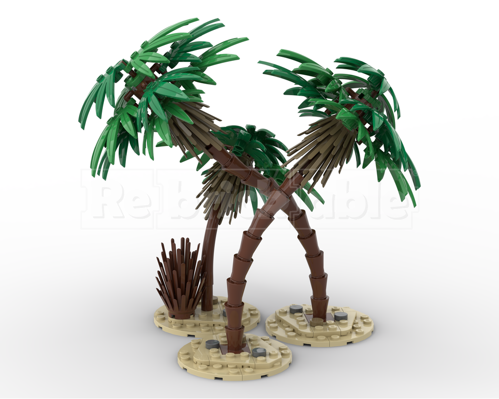 LEGO MOC Plants and Trees Collection: Palm Trees by Brickjester ...
