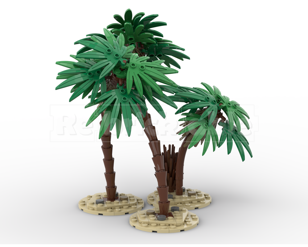 LEGO MOC Plants and Trees Collection: Palm Trees by Brickjester ...