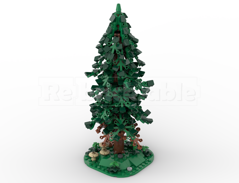 LEGO MOC Plants and Trees Collection: Tall Fir by Brickjester ...