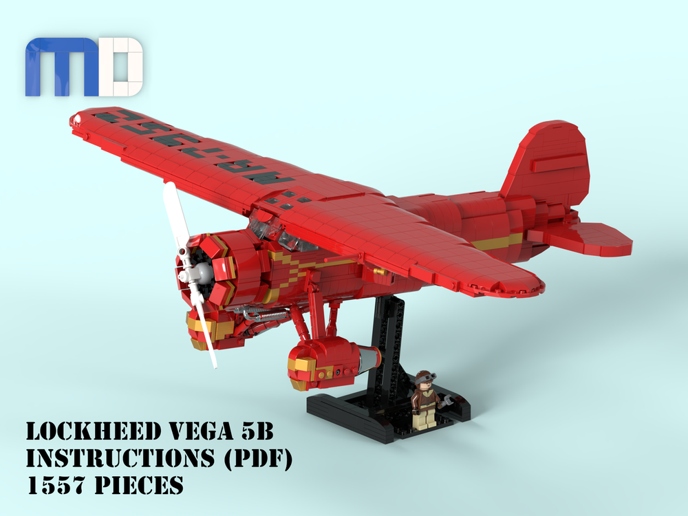 LEGO MOC-208248 Lockheed Vega 5B MOC by MDesigns | Rebrickable - Build ...
