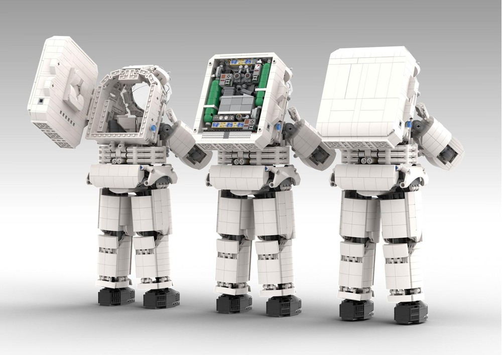 Lego Moc Spacesuit By Michelanlego Rebrickable Build With Lego