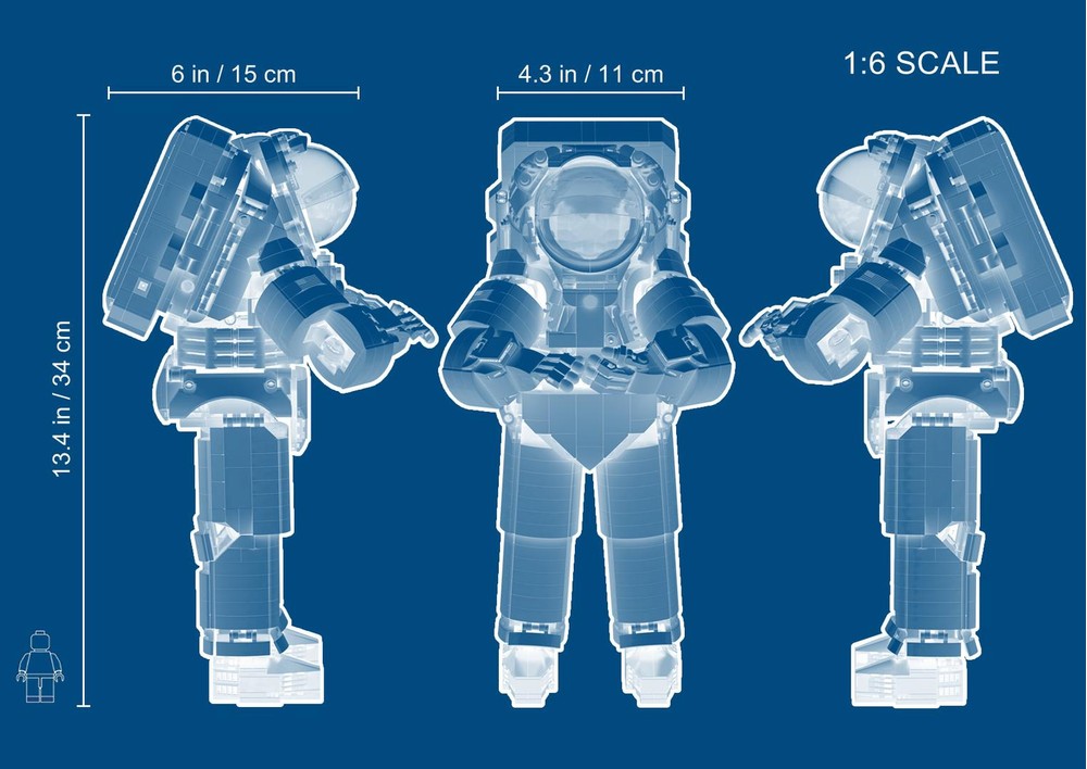 Lego Moc Spacesuit By Michelanlego Rebrickable Build With Lego