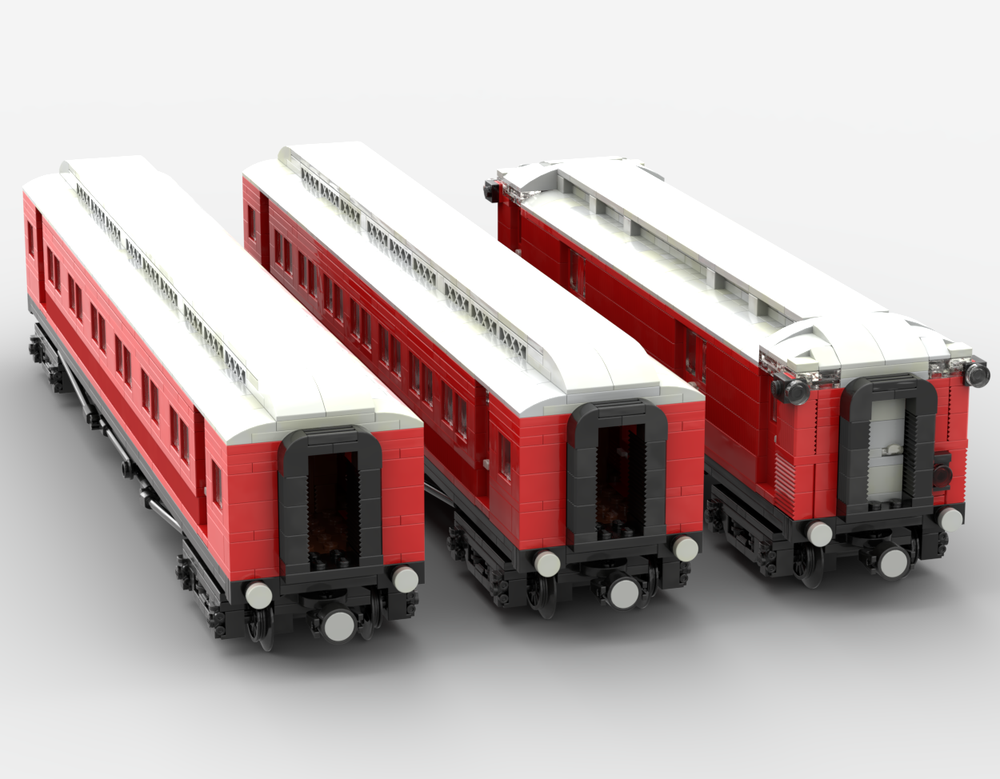 LEGO MOC VR W Class Carriage by Exie_Baby | Rebrickable - Build with LEGO