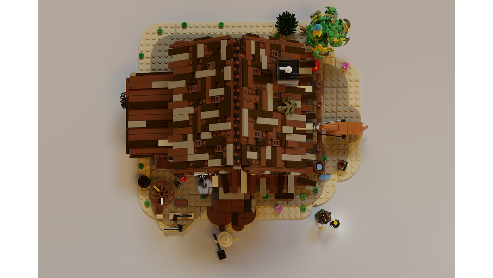 LEGO MOC Old Stone House by GabKremo | Rebrickable - Build with LEGO