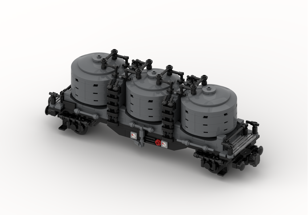 LEGO MOC-208281 Powder Silo Car Type "DB Kds 67" (8w) by copernicus508 ...