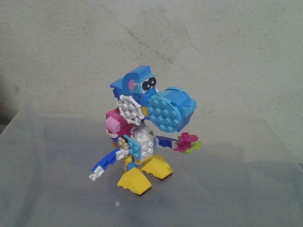 LEGO MOC Light Blue Yoshi by Willzerba2 | Rebrickable - Build with LEGO