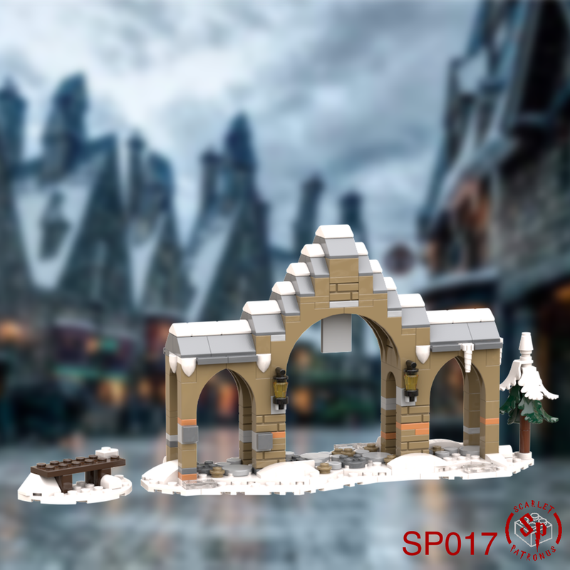 LEGO MOC Hogsmeade Village Entrance Arch by ScarletPatronus | Rebrickable - Build with LEGO