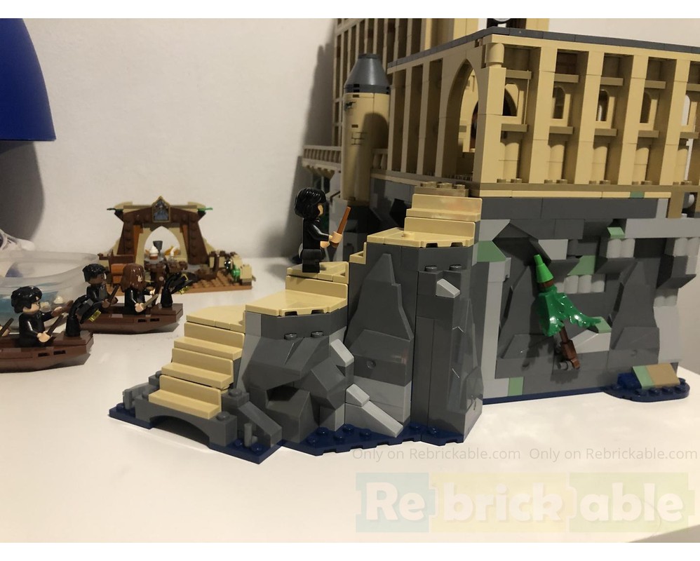 LEGO MOC-208295 Hogwarts Castle: The Great Hall - Stairs upgrade by ...