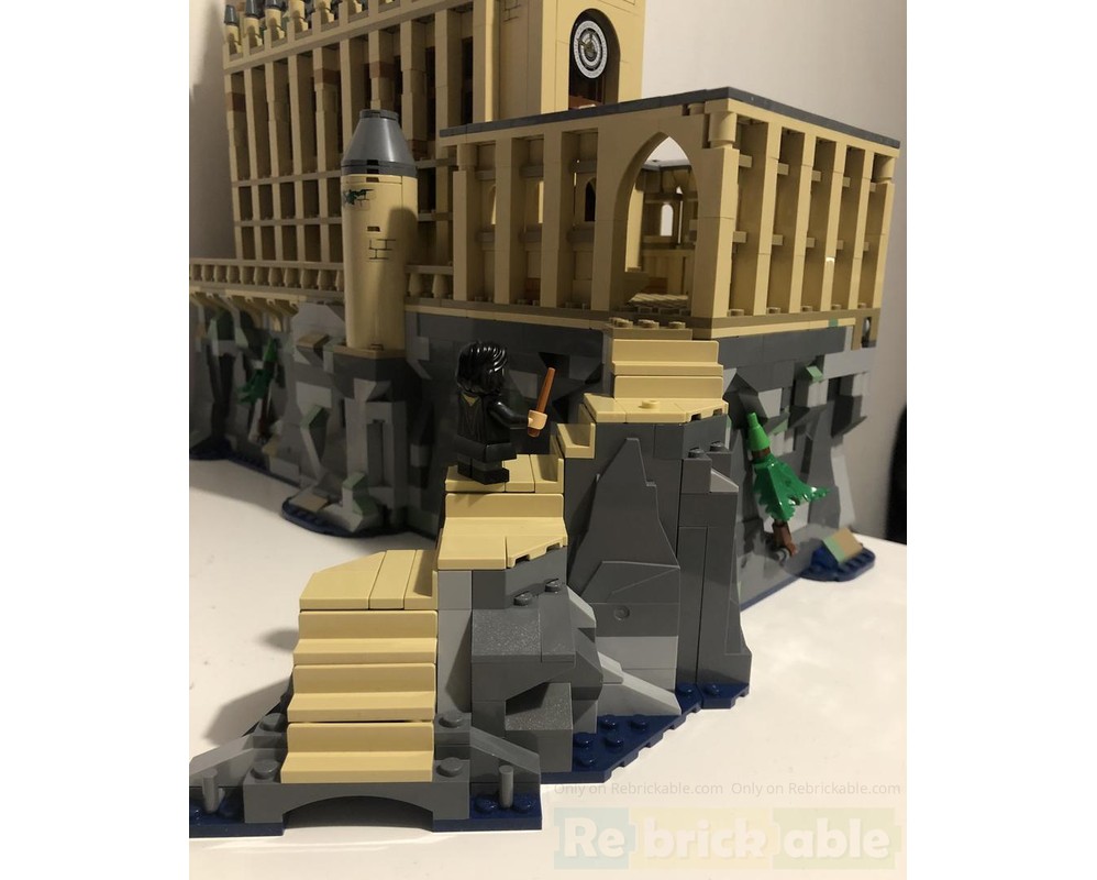 LEGO MOC-208295 Hogwarts Castle: The Great Hall - Stairs upgrade by ...
