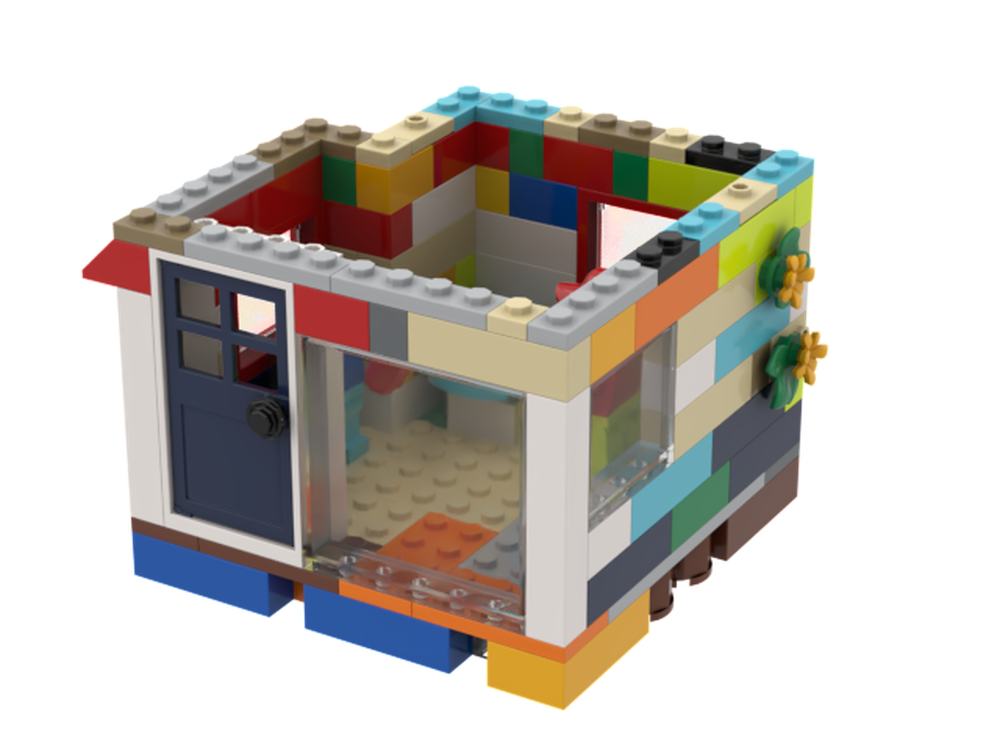 LEGO MOC BYGGLEK Medium house v2 by WafityYT | Rebrickable - Build with ...