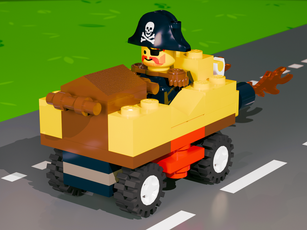 LEGO MOC-208302 Captain Redbeard Penny Racer by JappaWakka ...