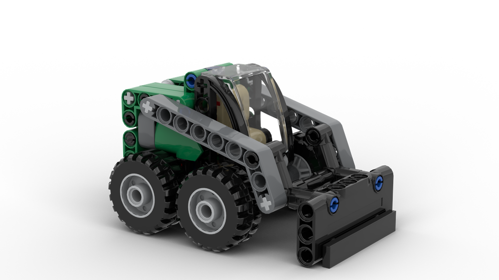 LEGO MOC Skid-steer Loader by Ronald_Rumf | Rebrickable - Build with LEGO