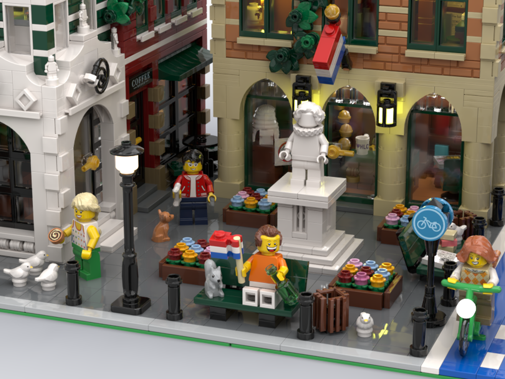 LEGO MOC Monument Square - Dutch Quarter by Brick Kaiser | Rebrickable ...
