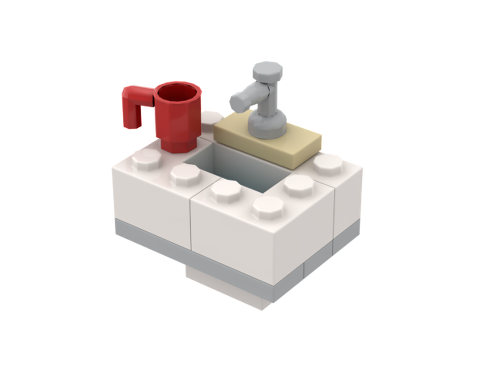 LEGO MOC BYGGLEK Sink by WafityYT | Rebrickable - Build with LEGO