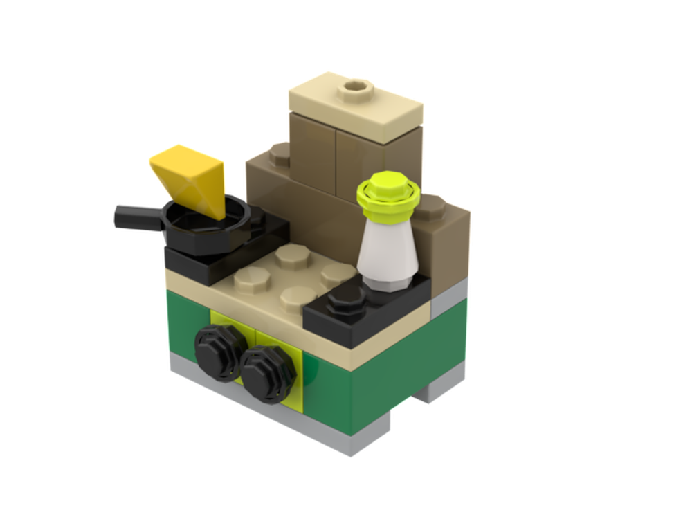 LEGO MOC-208324 BYGGLEK Stove by WafityYT | Rebrickable - Build with LEGO