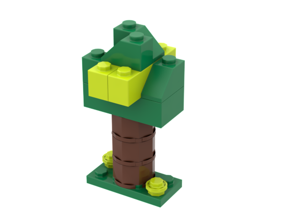 LEGO MOC BYGGLEK Small oak tree by WafityYT | Rebrickable - Build with LEGO