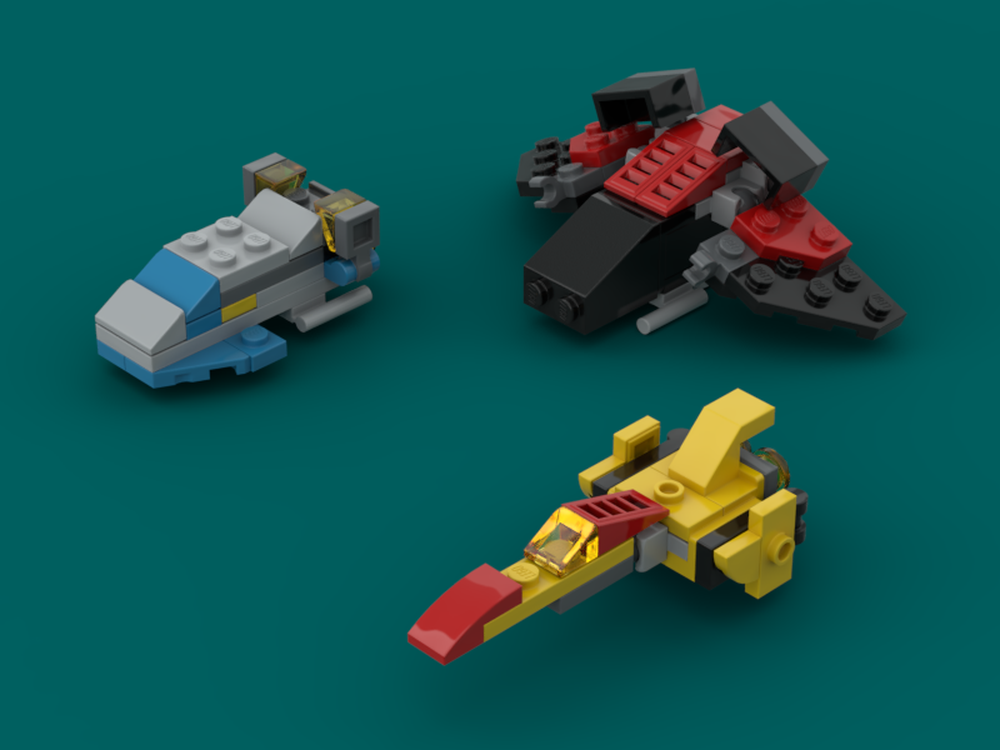 LEGO MOC Star realms Cutter and Imperial Fighter by diddesen ...