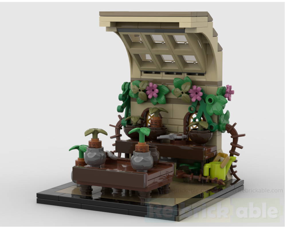 LEGO MOC Professor Sprout's herbology classroom mini dioramma by ...