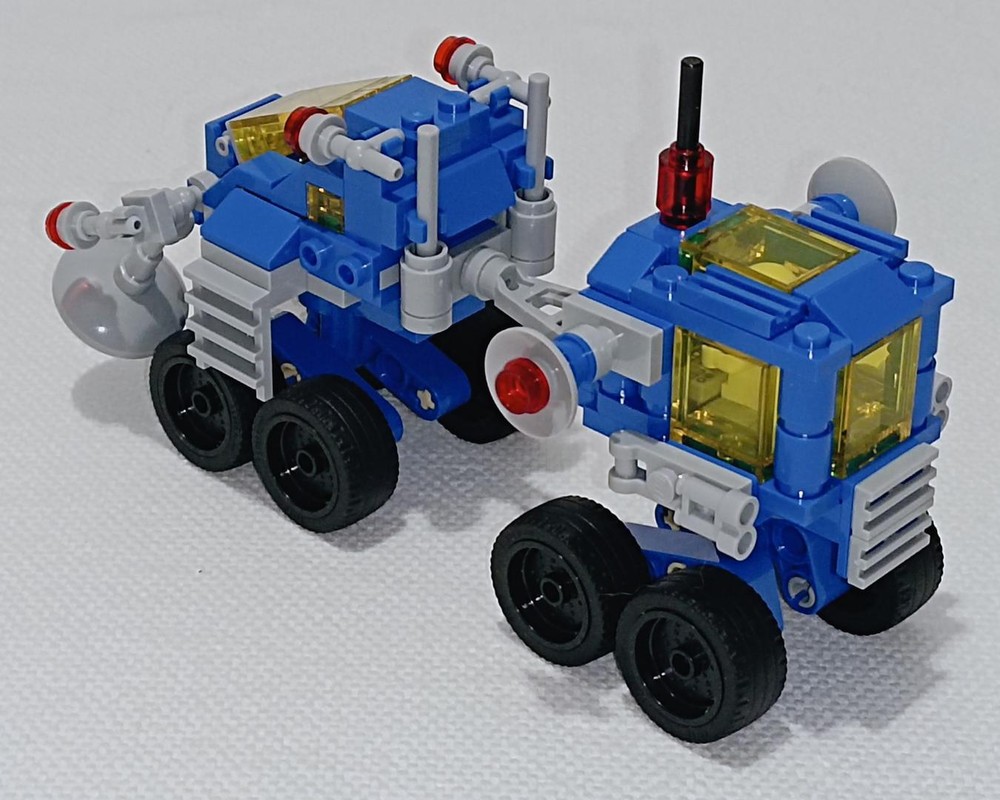 Lego Moc Moc 6928 Micro Space Uranium Search Vehicule 40712 Parts By