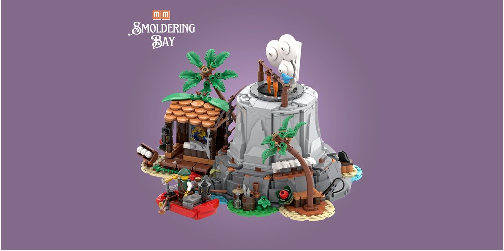 LEGO MOC Smoldering Bay by montymatte | Rebrickable - Build with LEGO