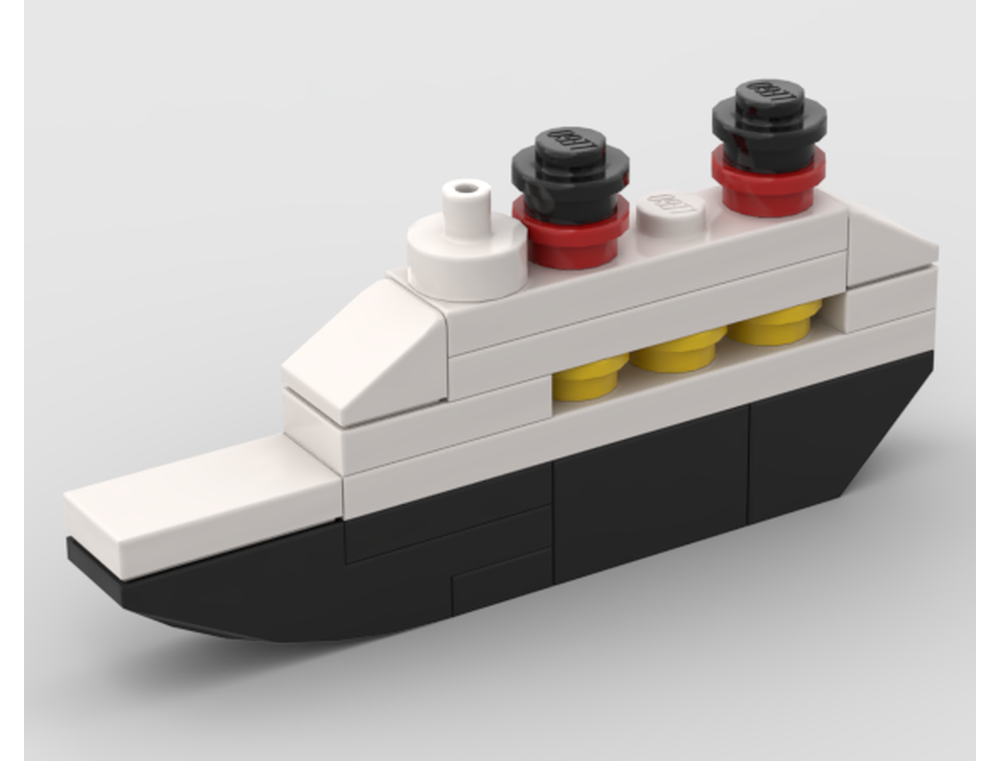 LEGO MOC Micro Disney Cruise Line by Bananas1234 | Rebrickable - Build ...