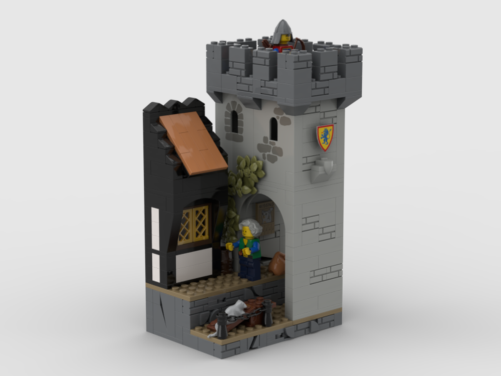 LEGO MOC Mini Medieval Scene by carnby2000 | Rebrickable - Build with LEGO