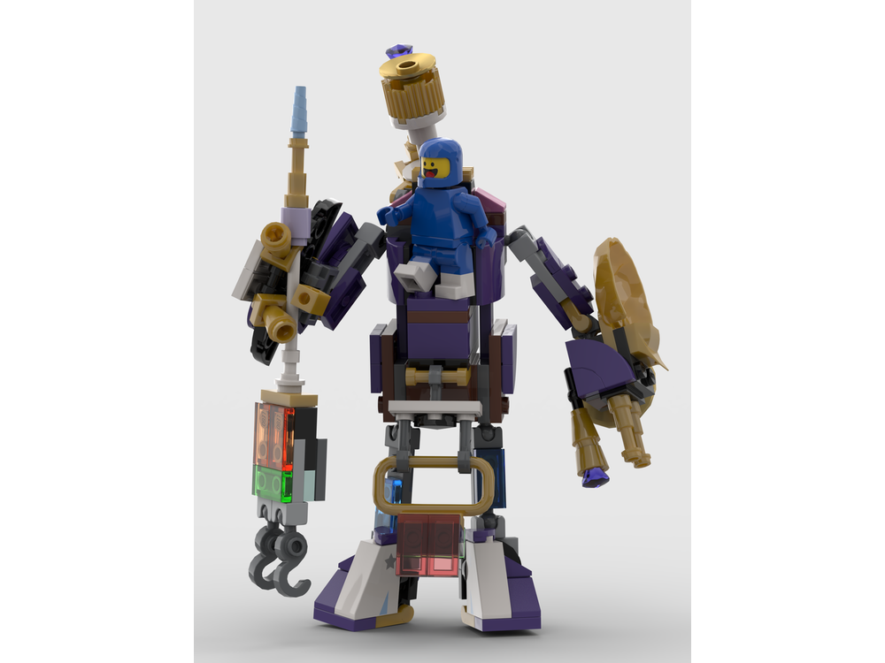 Lego Moc Benny Mecha By Brelha Rebrickable Build With Lego