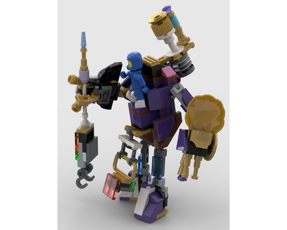 LEGO MOC Benny Mecha by Brelha | Rebrickable - Build with LEGO