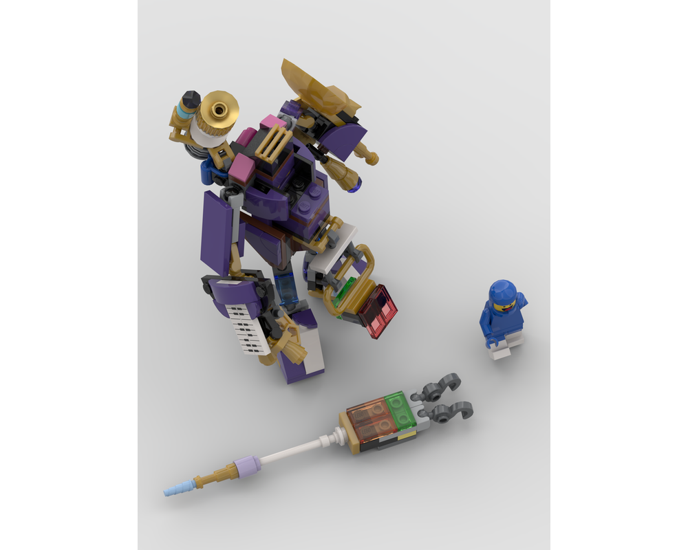 LEGO MOC Benny Mecha by Brelha | Rebrickable - Build with LEGO