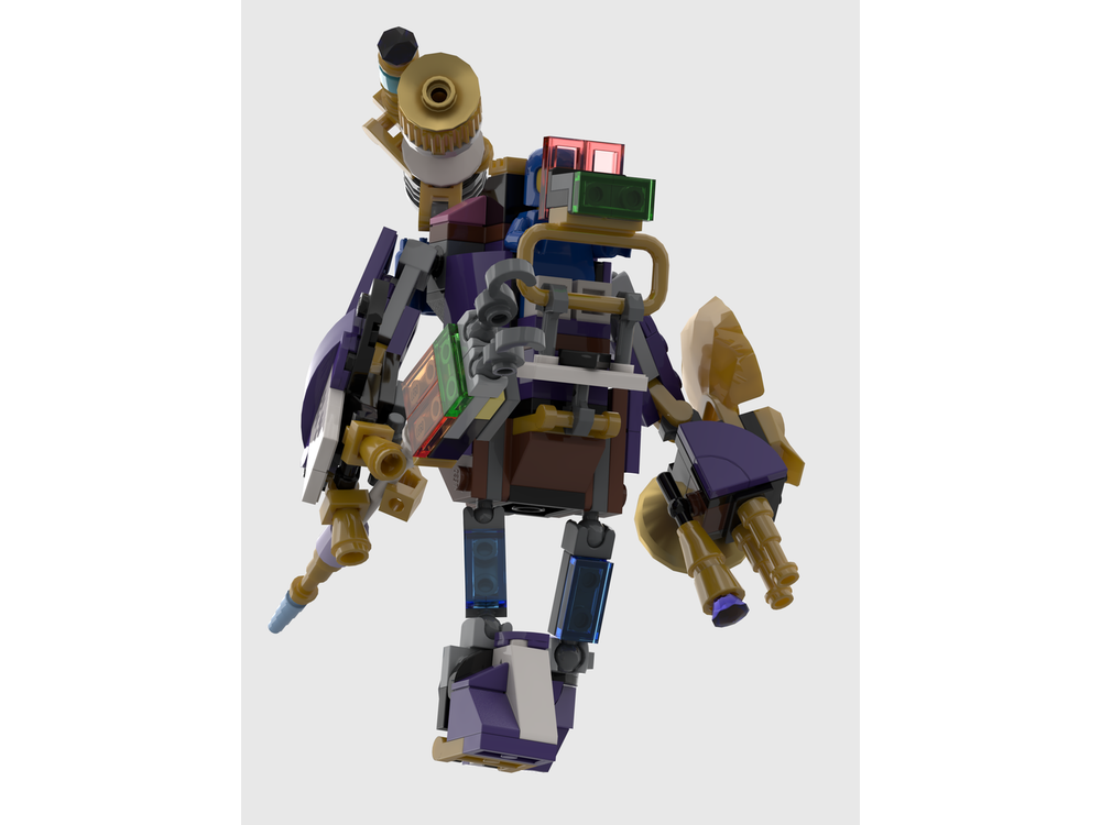 Lego Moc Benny Mecha By Brelha Rebrickable Build With Lego