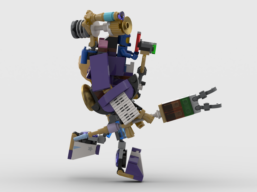 LEGO MOC Benny Mecha by Brelha | Rebrickable - Build with LEGO