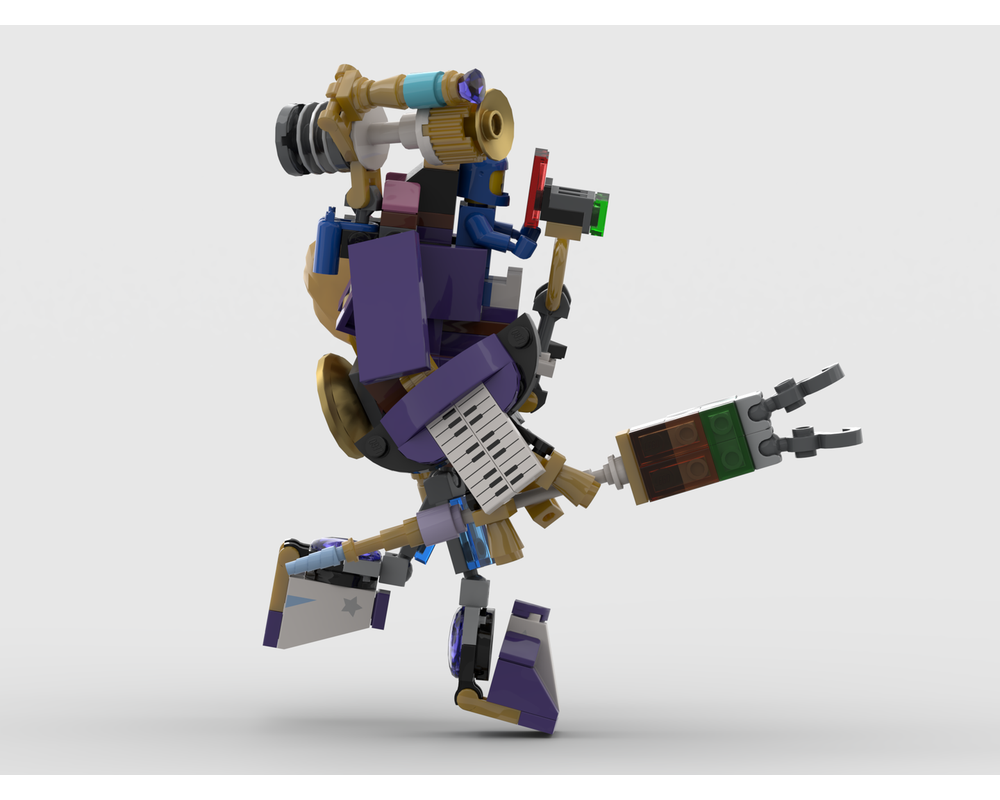 LEGO MOC Benny Mecha by Brelha | Rebrickable - Build with LEGO