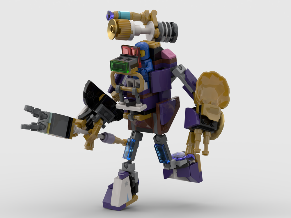 Lego Moc Benny Mecha By Brelha Rebrickable Build With Lego