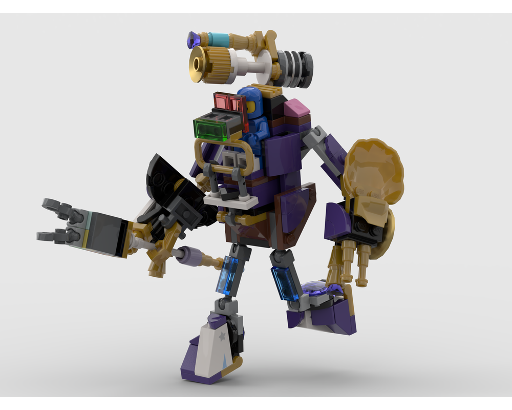 LEGO MOC Benny Mecha by Brelha | Rebrickable - Build with LEGO