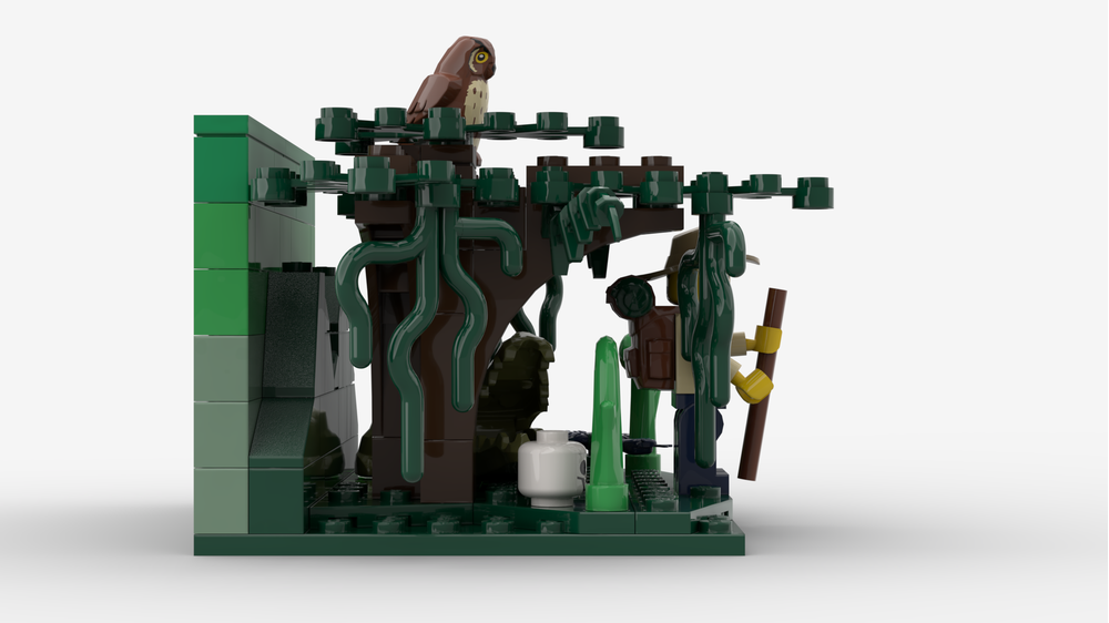 LEGO MOC Lost: A Swamp Diorama by jlherbst77 | Rebrickable - Build with ...