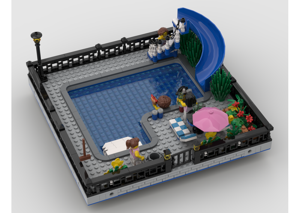 LEGO MOC Pool time by mrobison161 | Rebrickable - Build with LEGO