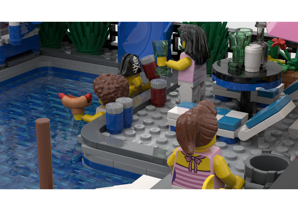 LEGO MOC Pool time by mrobison161 | Rebrickable - Build with LEGO
