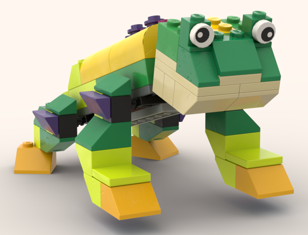 LEGO MOC 10698 Exotic frog by Kopakalaka | Rebrickable - Build with LEGO