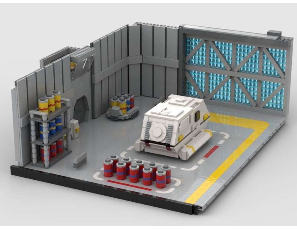 LEGO MOC Star Trek Enterprise D Shuttlebay 2 - part 1 by Sendek ...