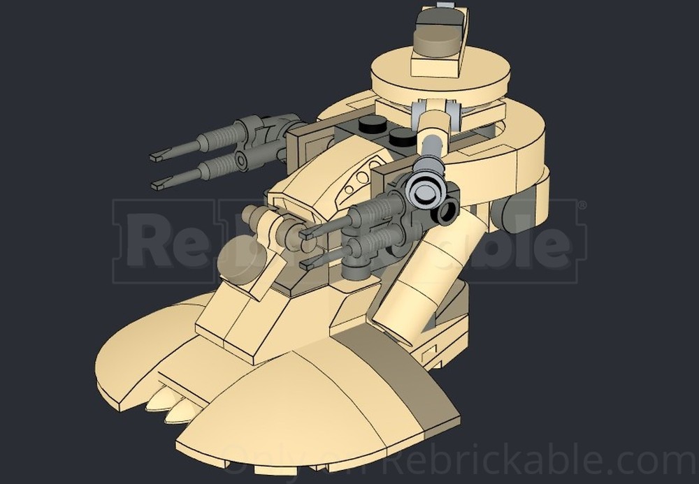 LEGO MOC AAT battle tank mini by Adaxeda | Rebrickable - Build with LEGO
