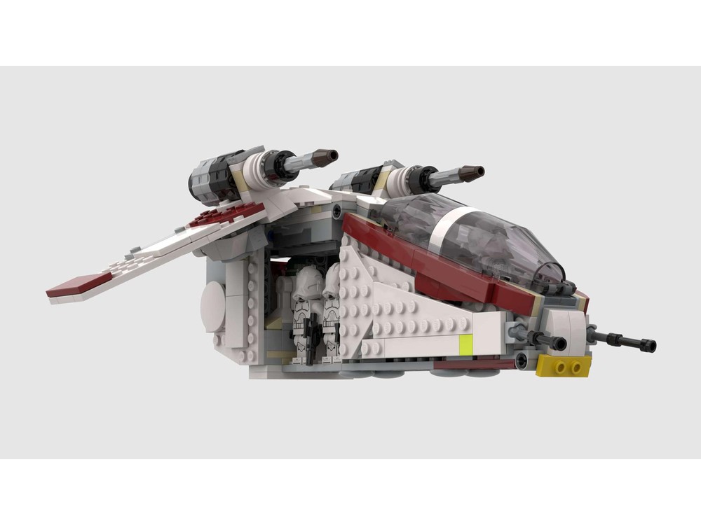 LEGO MOC Republic Gunship LAAT/i - Alternate Build of 75402 ARC-170 ...